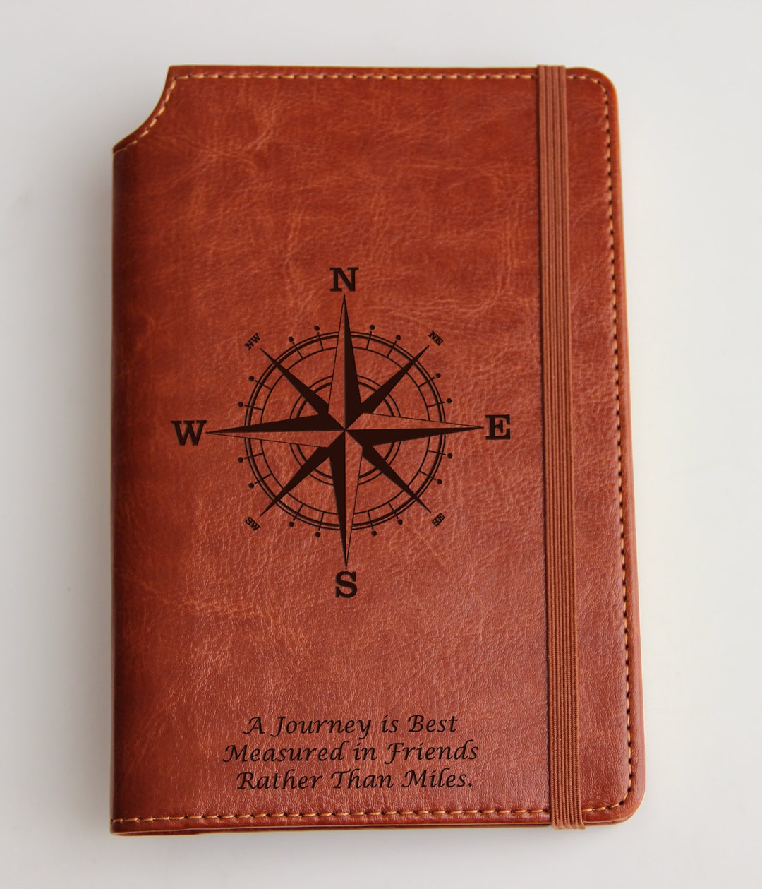 Custom Compass Rose Journal Laser Engraved Journal Fully Personalized ...