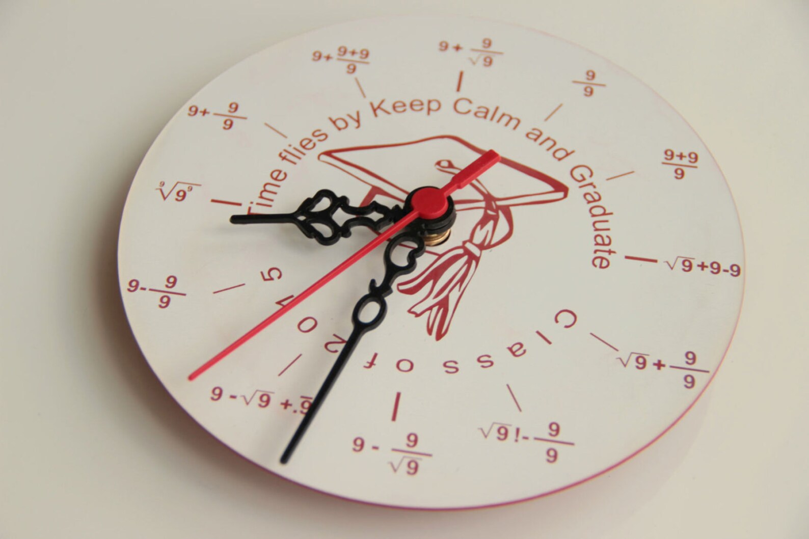 Graduation Gift Clock for Math Geeks Engineering Students - Etsy