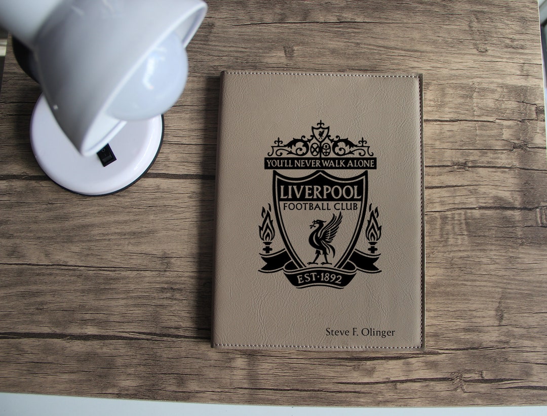 Custom Liverpool Logo Notebook Cover, Laser Engraved Custom Refillable ...