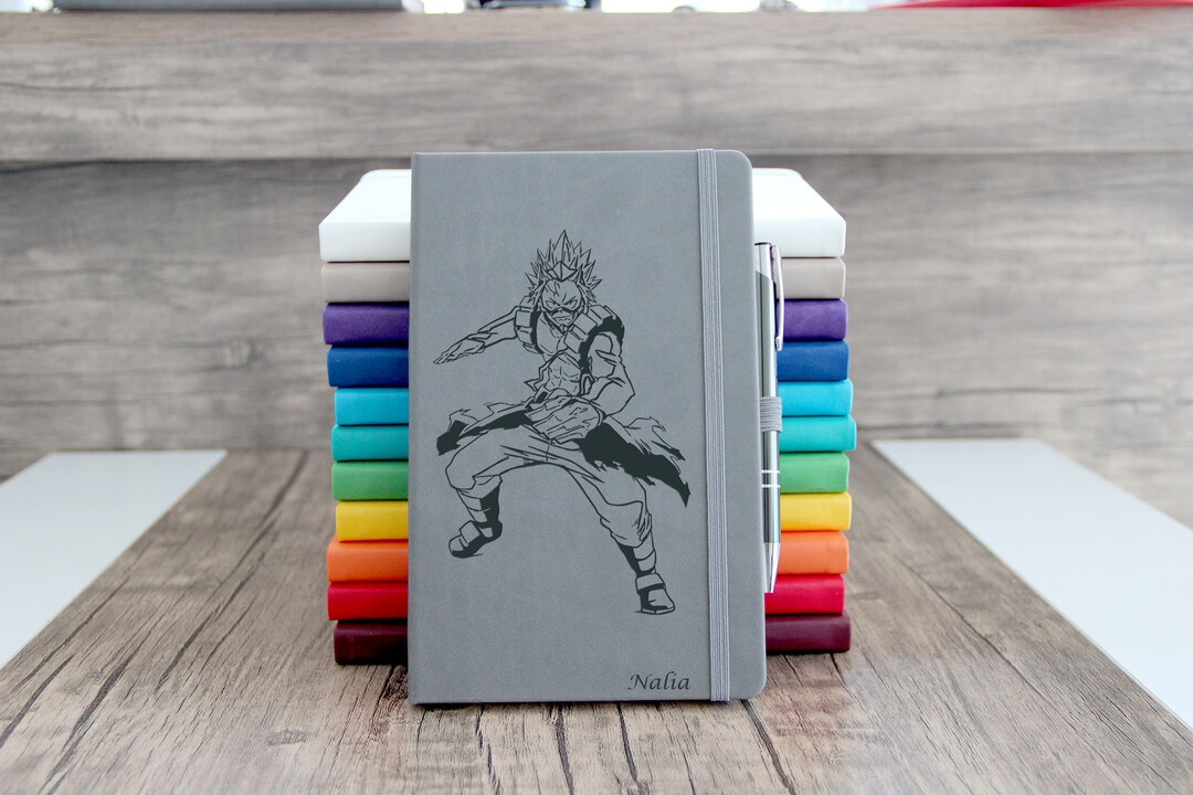 Your Favourite Anime Character Engraving on Journal Cover Best Gift for ...