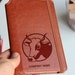 Customizable Cow and Calf Illustrated Journal Leather Bound - Etsy