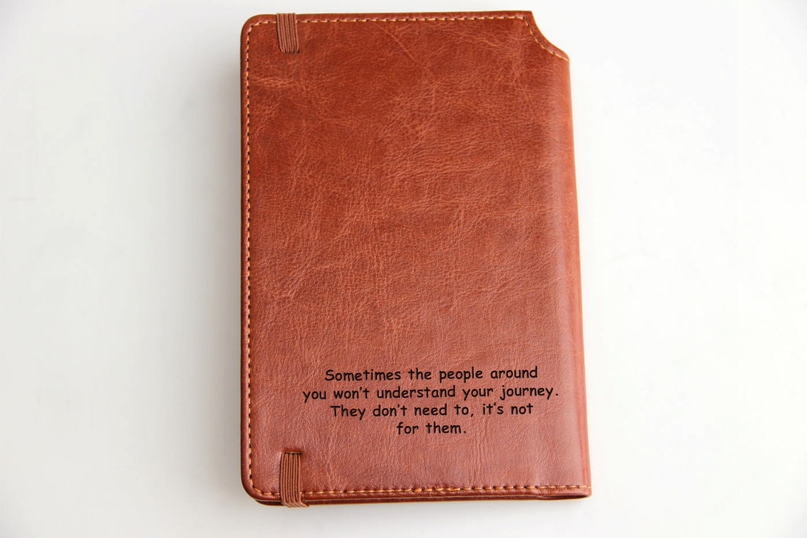 Personalized Engraved Music Notes Journal With Custom Quote or Custom ...