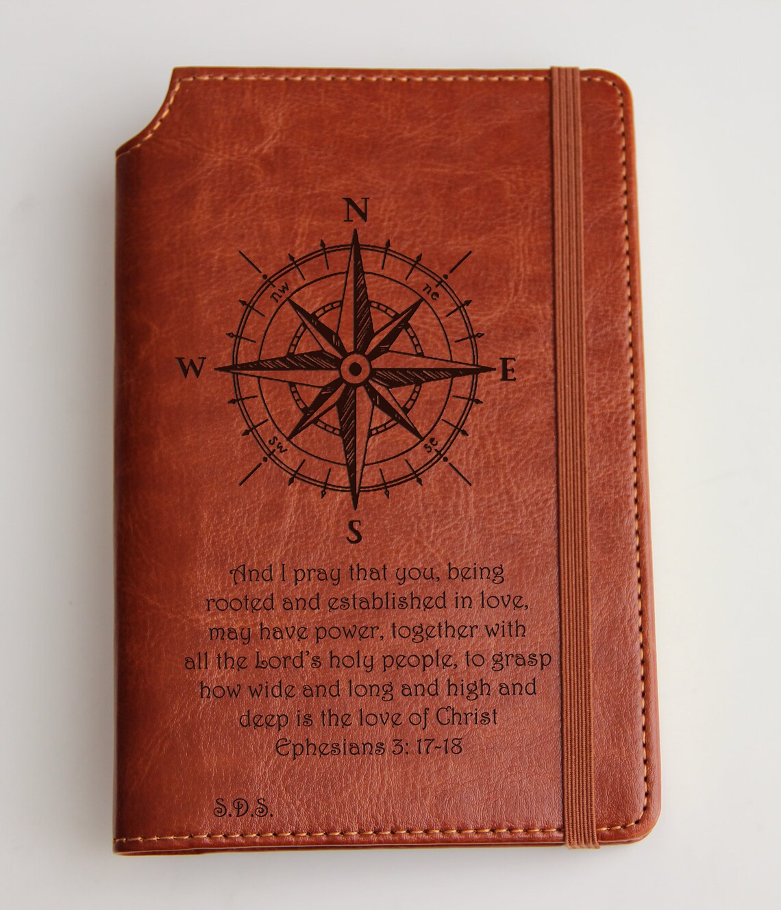 Custom Compass Rose Journal Laser Engraved Journal Fully - Etsy