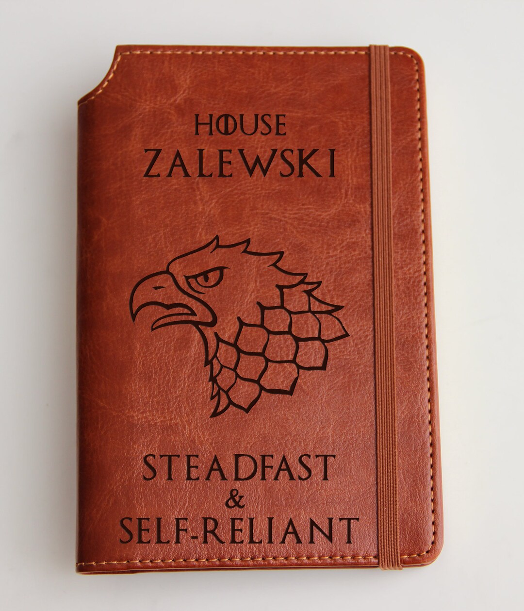 Custom Designed Flag Journal Laser Engraved With Personalized Text ...