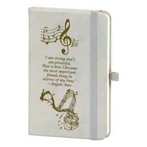 Personalized Music Notes Journal Engraving From Your Idea, Photo or ...