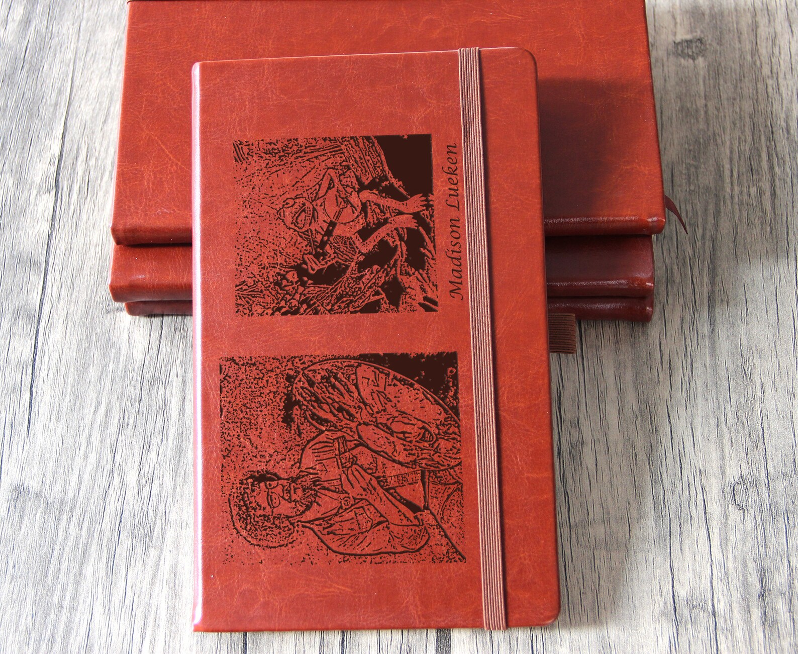 Engraving From Your Photo on Journal, Engraving on Journal Cover Best ...
