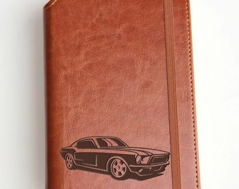 Car Engraved A5 Leatherette Journal, Notebook, Personal Diary - Etsy