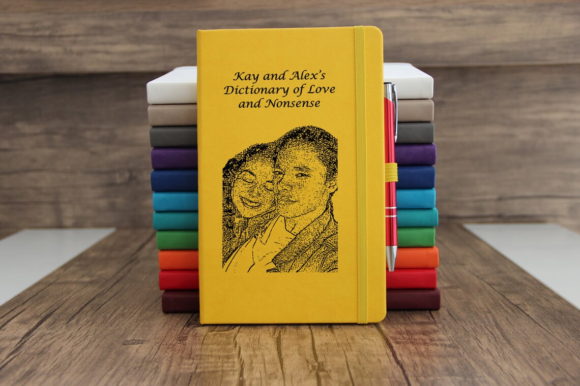 Personalized Custom Text Logo or Photo Journal Engraving From Your Logo ...