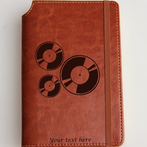 Custom Designed Music Notes Journal With Custom Quote or Custom Text ...