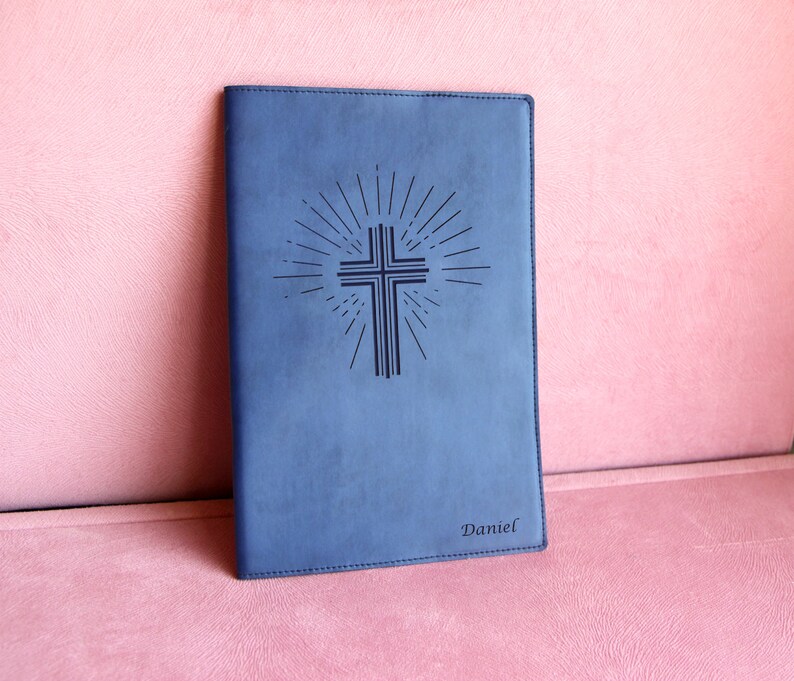 Custom Journal Cover Order Laser Engraved Leather Christian - Etsy