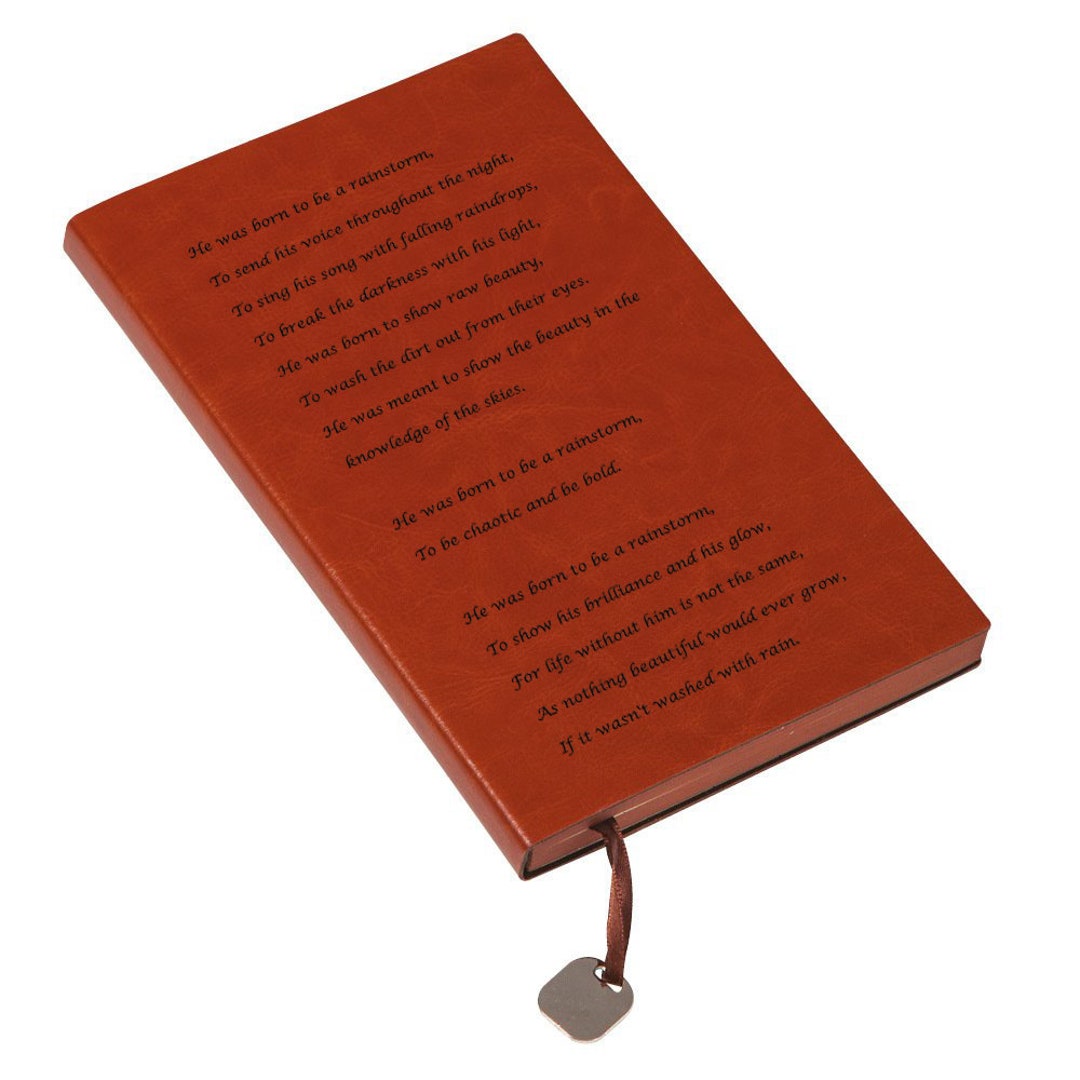 Personalized Custom Text Logo or Photo Journal Engraving From Your ...