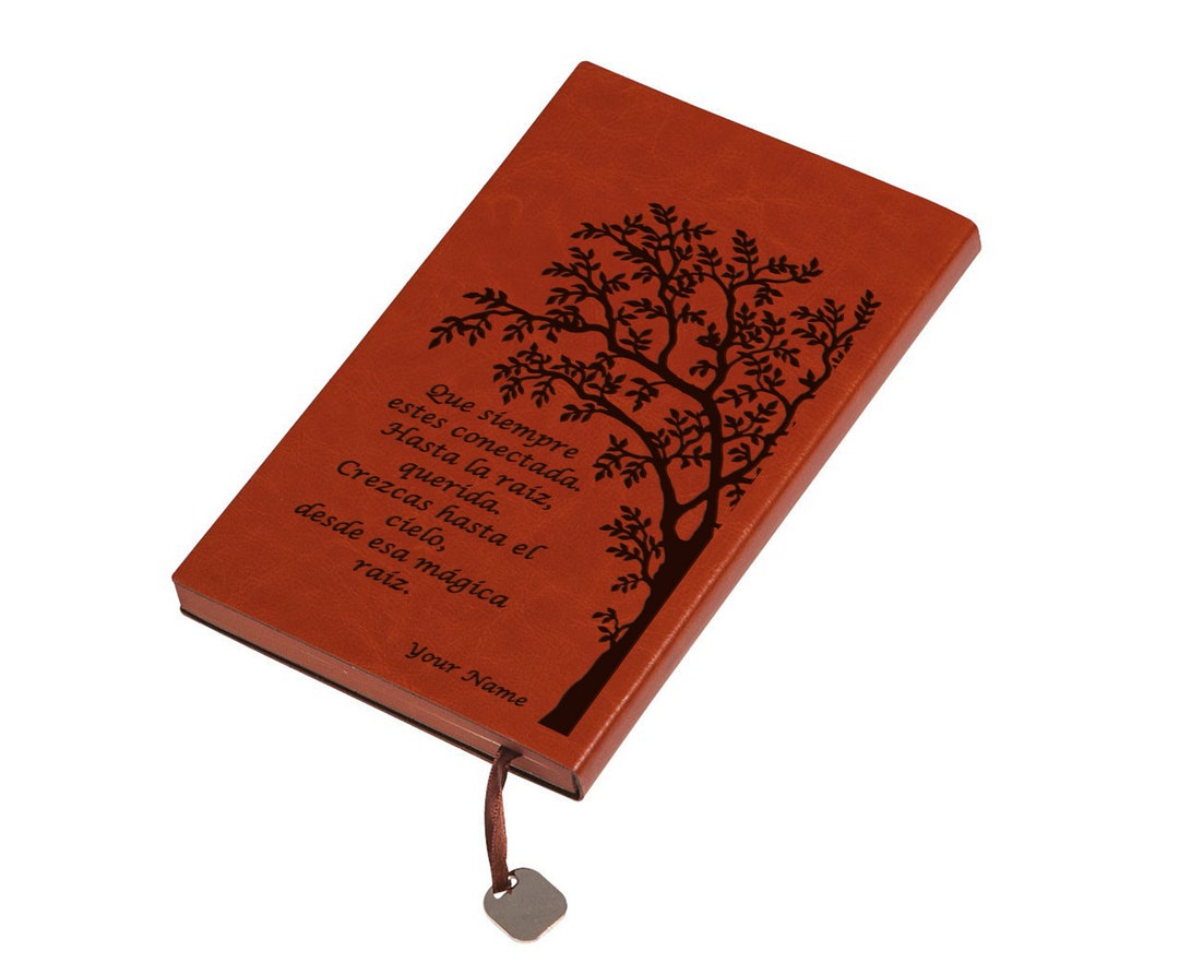 Personalized Tree Journal for Left Handed People Engraving From Your ...
