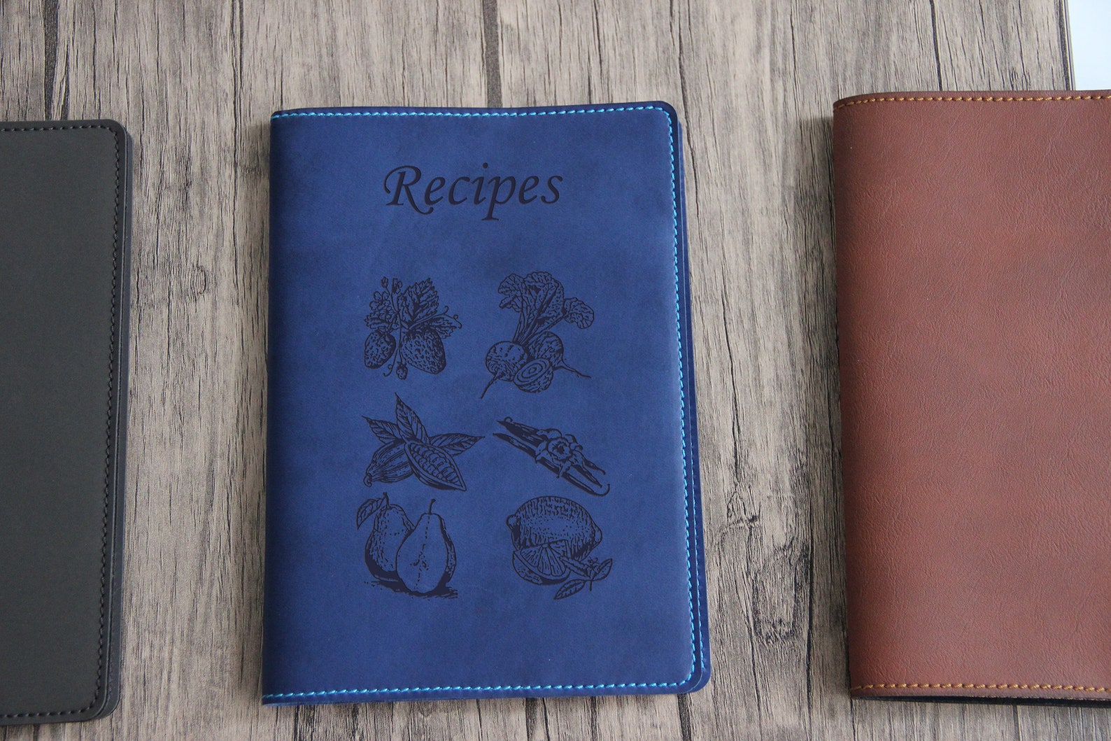 Recipe Book From Your Custom Illustration Journal Cover With | Etsy