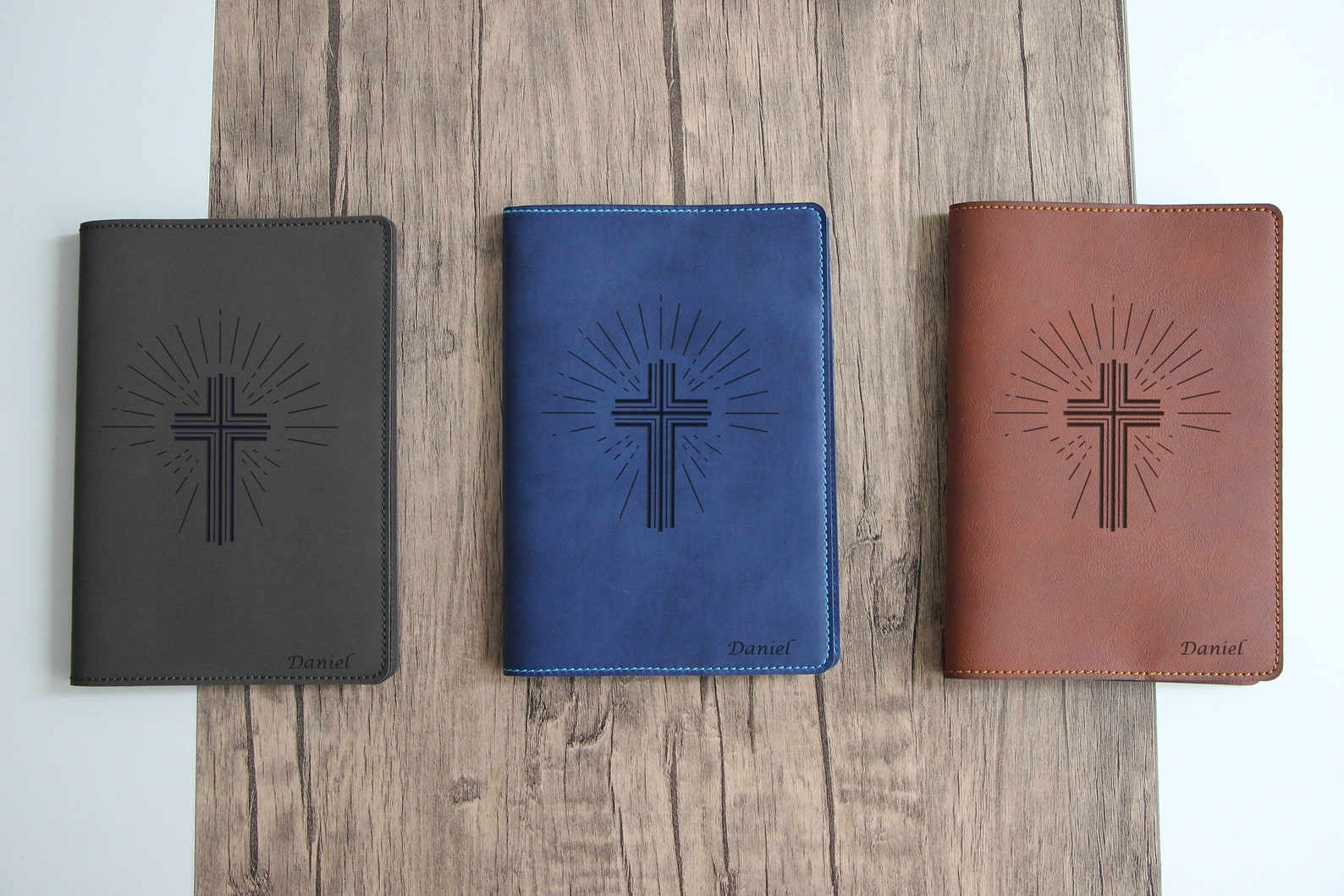 Custom Journal Cover Order Laser Engraved Leather Christian - Etsy