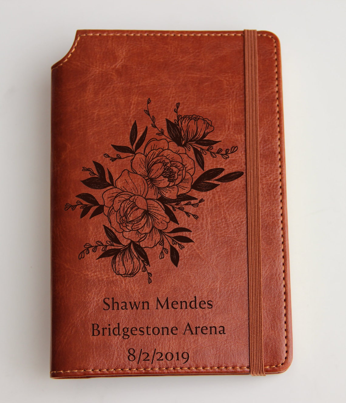Fully Customizable Laser Engraved Customizable Floral Journal With ...
