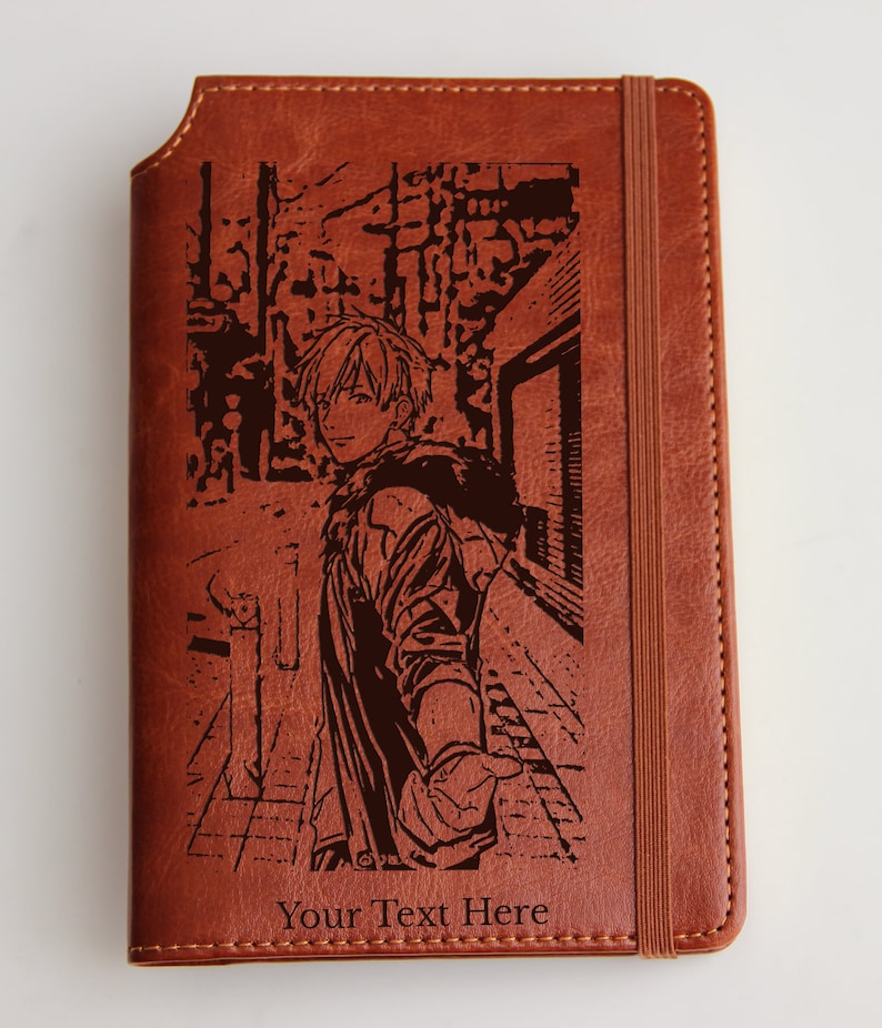 Anime Couple Fully Customizable Laser Engraved Journal With | Etsy