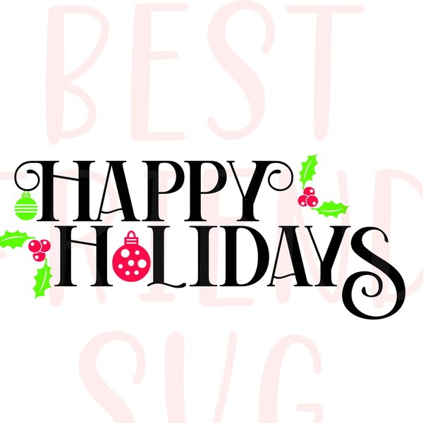 Happy Holiday - Etsy