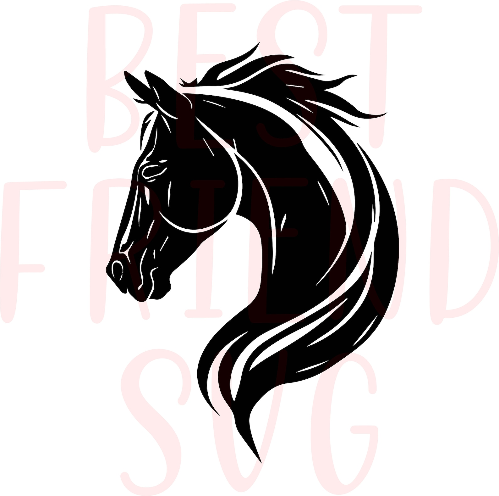 Beautiful Horse Svg File for Cricut and Silhouette Horse SVG - Etsy