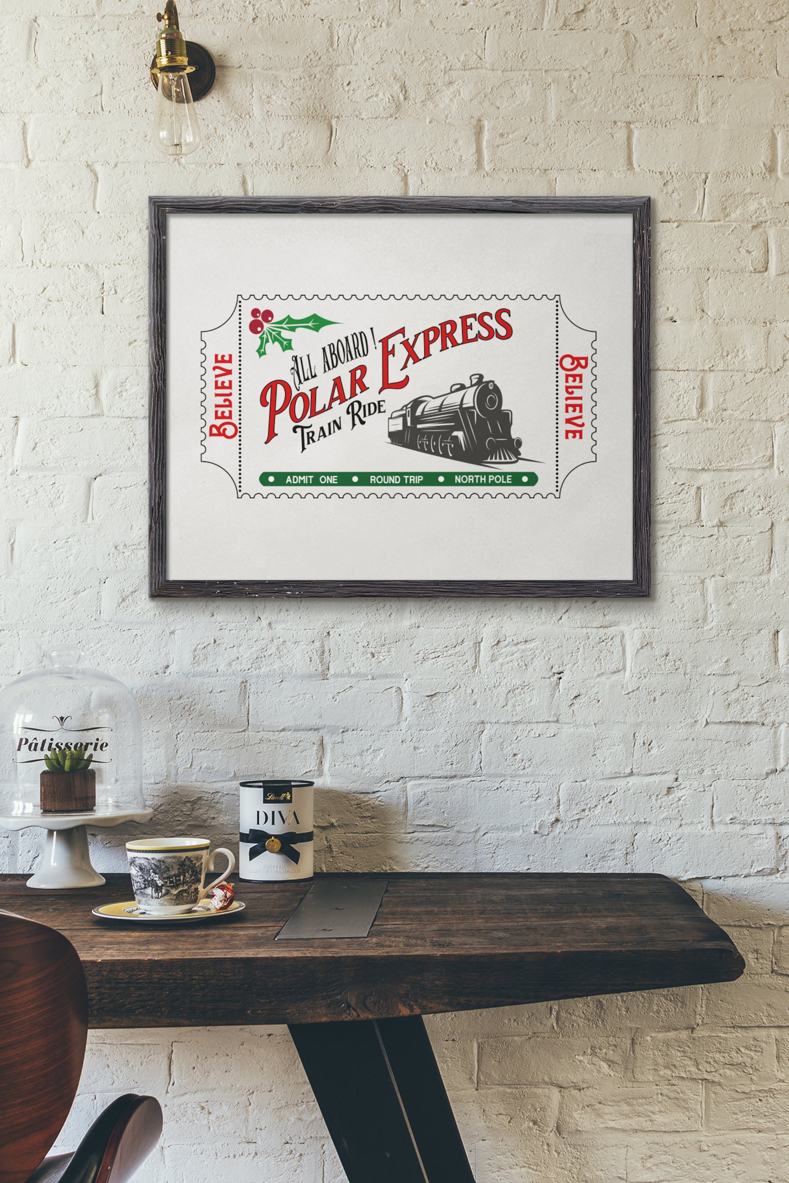 Polar Express Ticket Svg Dxf Cut File and Printable for Your - Etsy