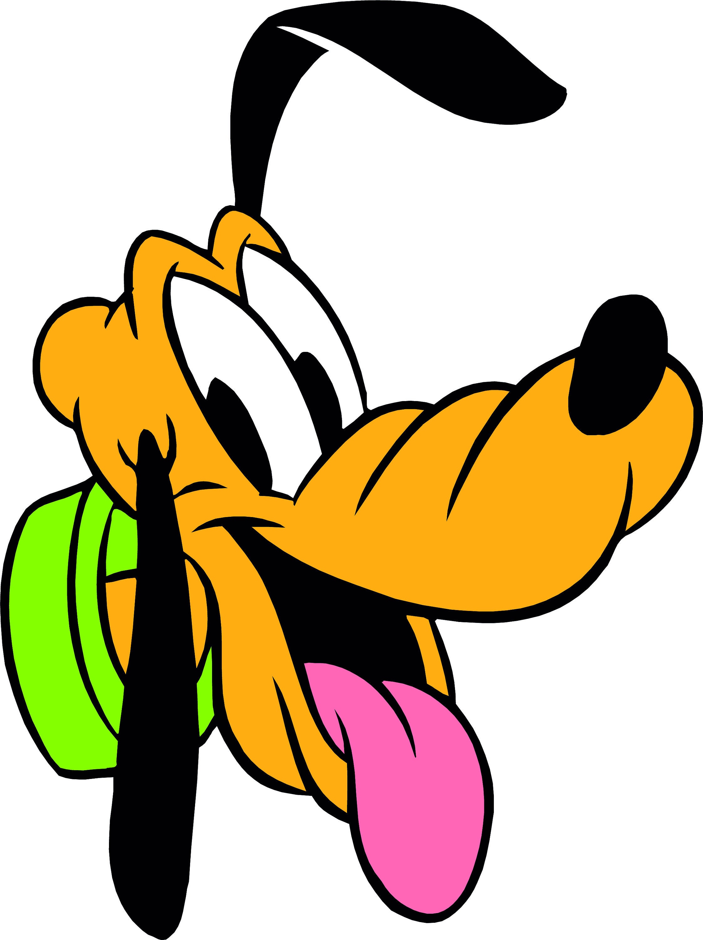 Pluto Svg Cartoon Pluto Logo Svg Designs PLUTO Png Eps | Etsy