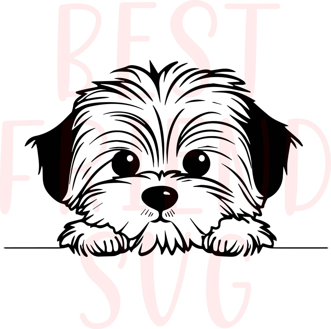 Cute Dog SVG Cute Puppy Svg Png Eps Dxf Silhouette Cute - Etsy