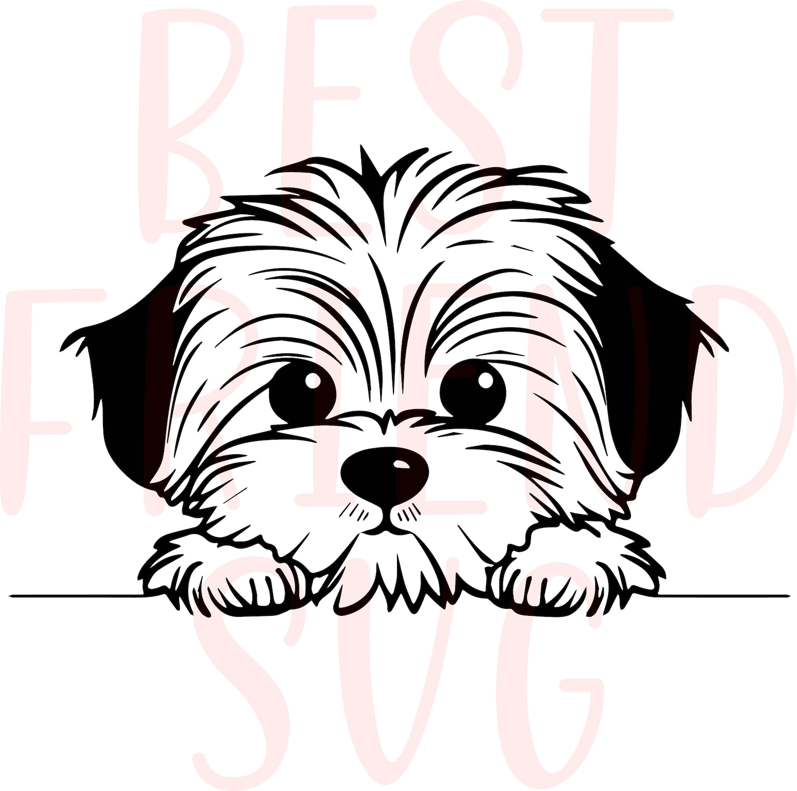 Cute Dog SVG Cute Puppy Svg Png Eps Dxf Silhouette Cute - Etsy