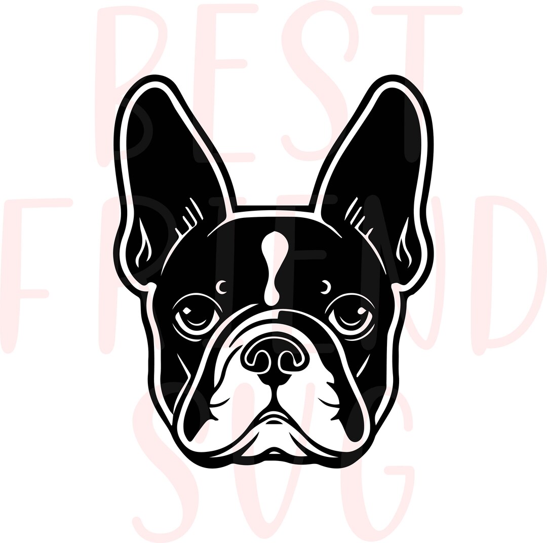 French Bulldog Svg, Dog Svg, Instant Download, Png, Dxf, Eps, Svg for ...