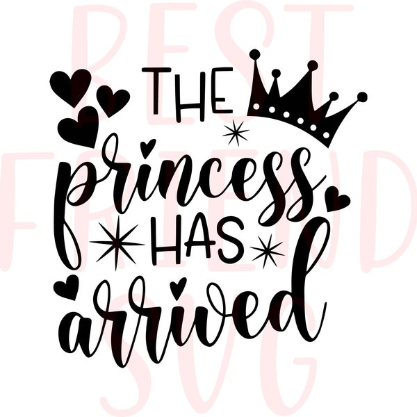 Princess Has Arrived - Etsy