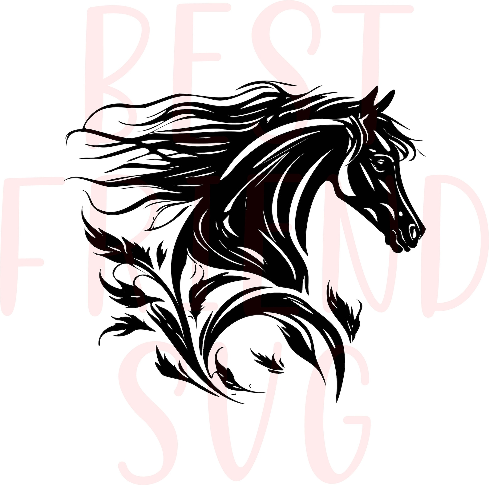 Beautiful Horse Svg File for Cricut and Silhouette Horse SVG - Etsy