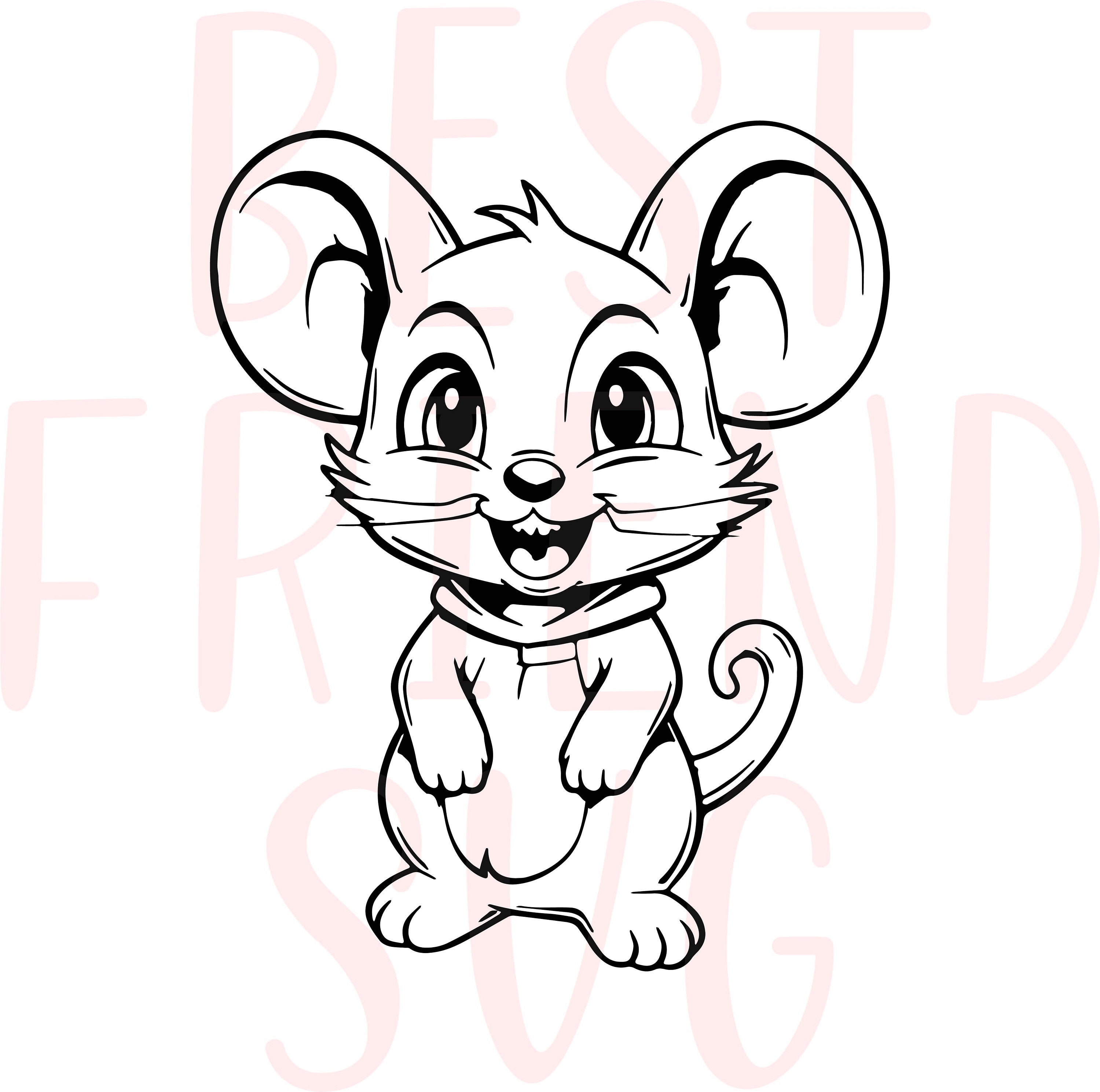 Cute Mouse SVG Sweet Mouse Svg Png Eps Dxf Silhouette - Etsy Canada