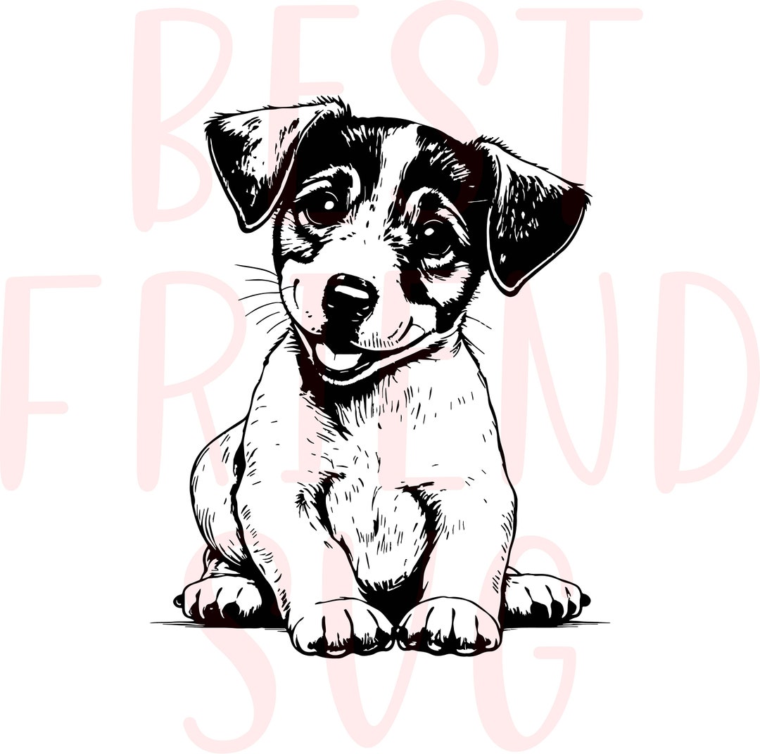 Jack Russell Terrier Svg, Instant Download, Png, Dxf, Eps, Svg for ...
