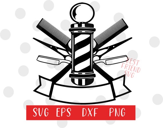 Barber Shop File Barber Svg Barbers Clipart Scissors | Etsy