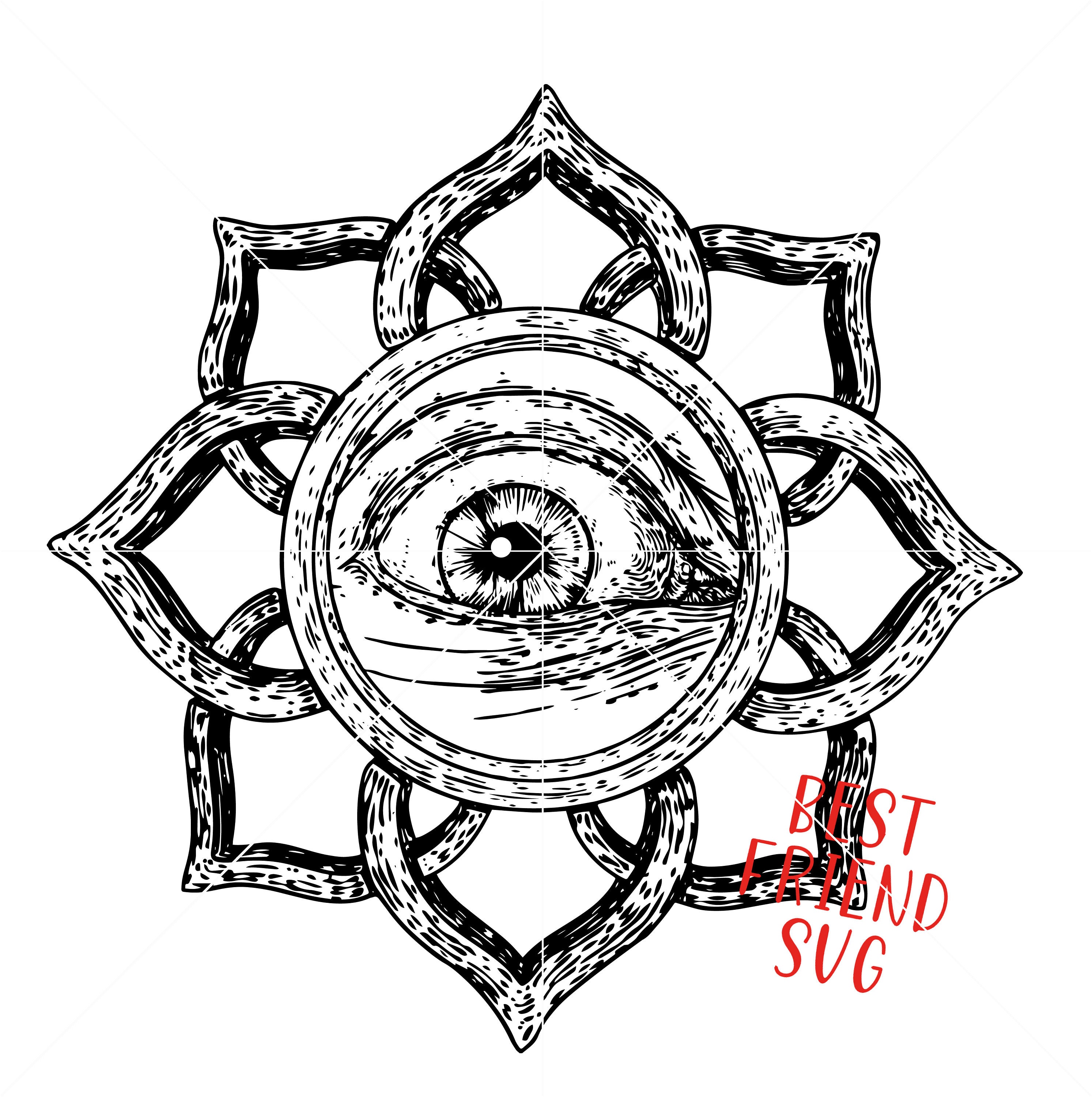 Third Eye SVG Design Magic SVG File for Cricut Mystical - Etsy Israel