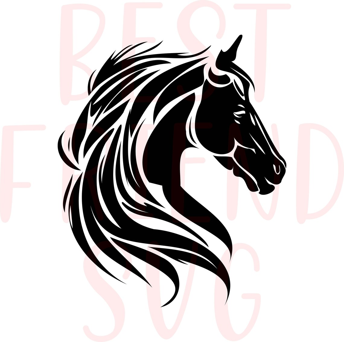 Beautiful Horse Svg File for Cricut and Silhouette Horse SVG - Etsy