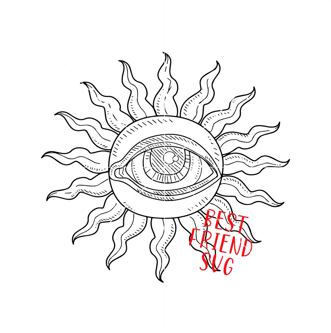 Third Eye SVG Design - Magic SVG File for Cricut - Mystical SVG Digital ...