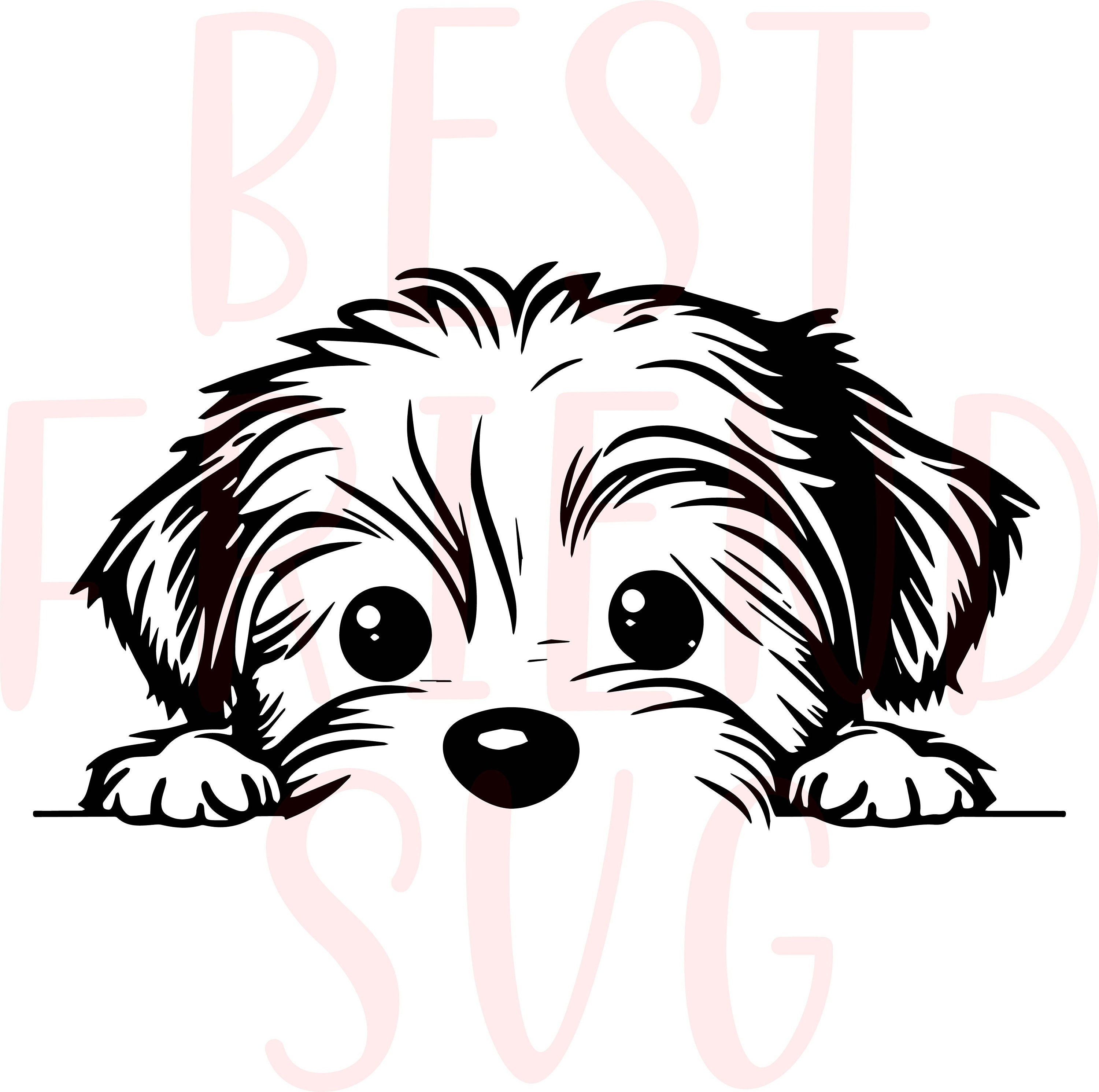 Cute Dog SVG Cute Puppy Svg Png Eps Dxf Silhouette Cute - Etsy