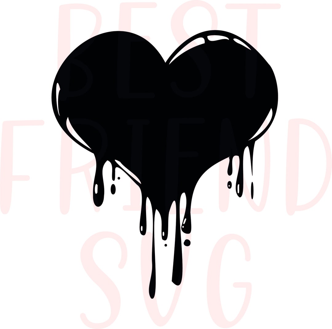 Bloody Heart Love Injury Hurt Pain Drop Drip Horror Relationship Design ...