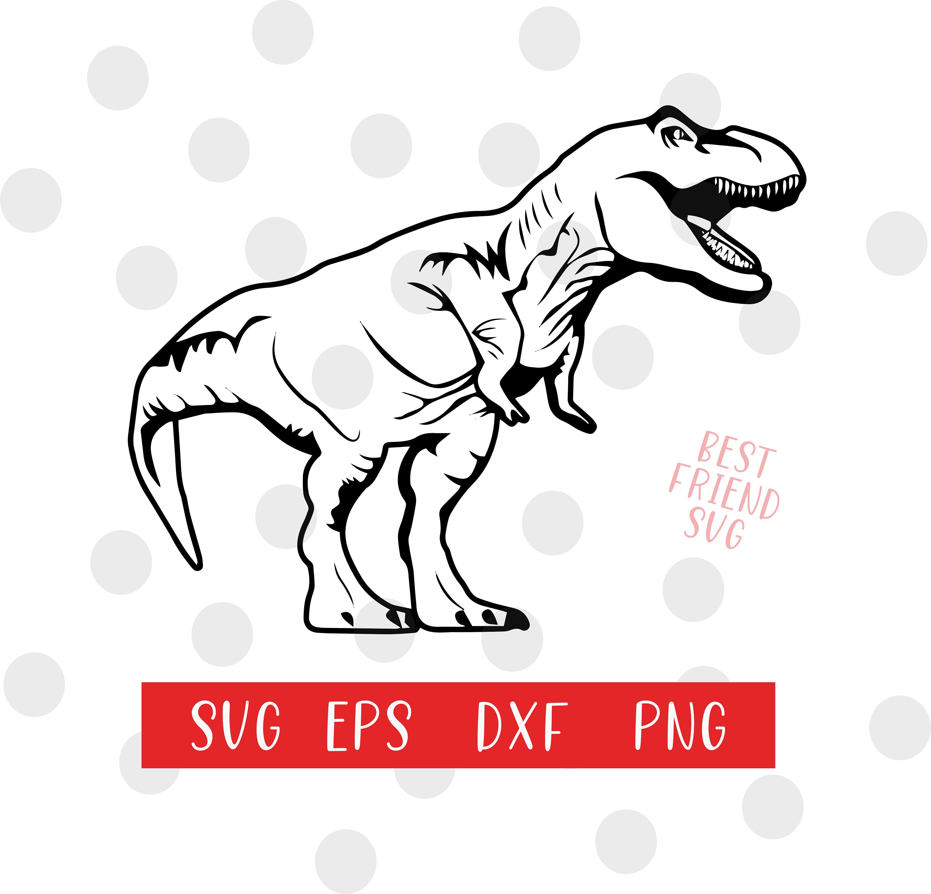 T-Rex SVG Dinosaur Svg Trex SVG T-Rex Clipart T-Rex Files - Etsy Italia