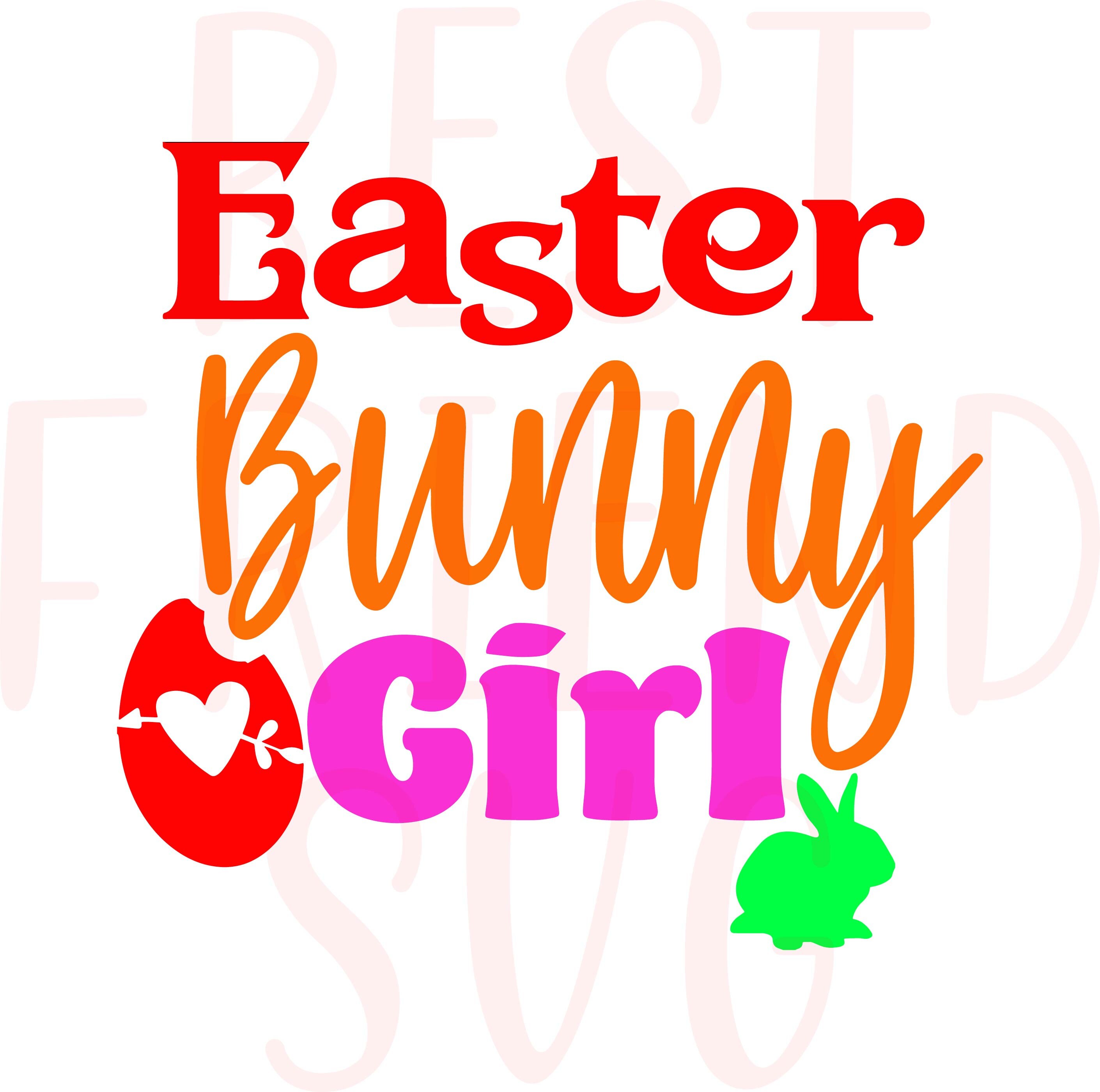 Easter Bunny Girl Svg, Bunny SVG, Easter Bunny SVG, Easter Png, Spring ...