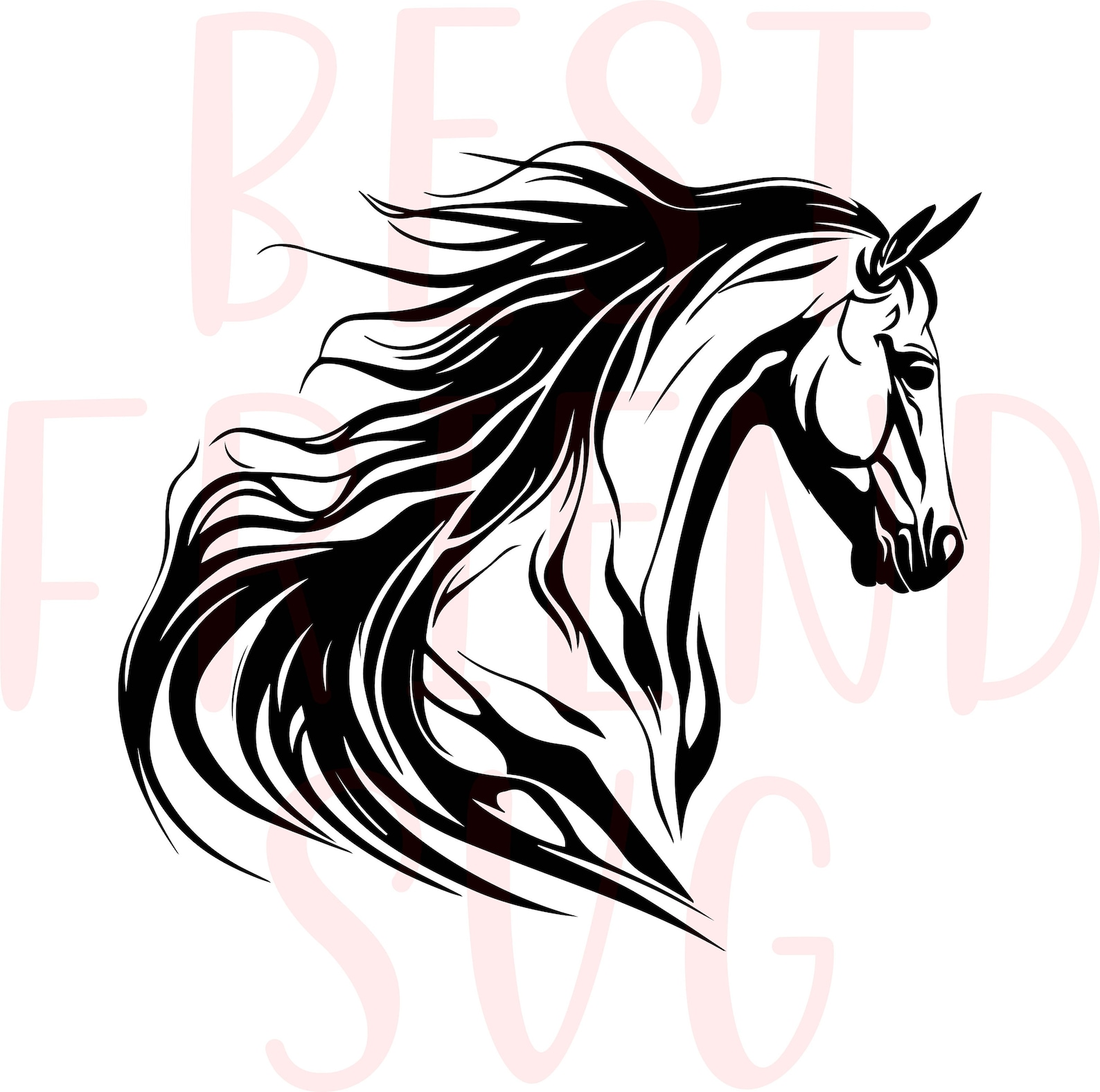 Beautiful Horse Svg File for Cricut and Silhouette Horse SVG - Etsy