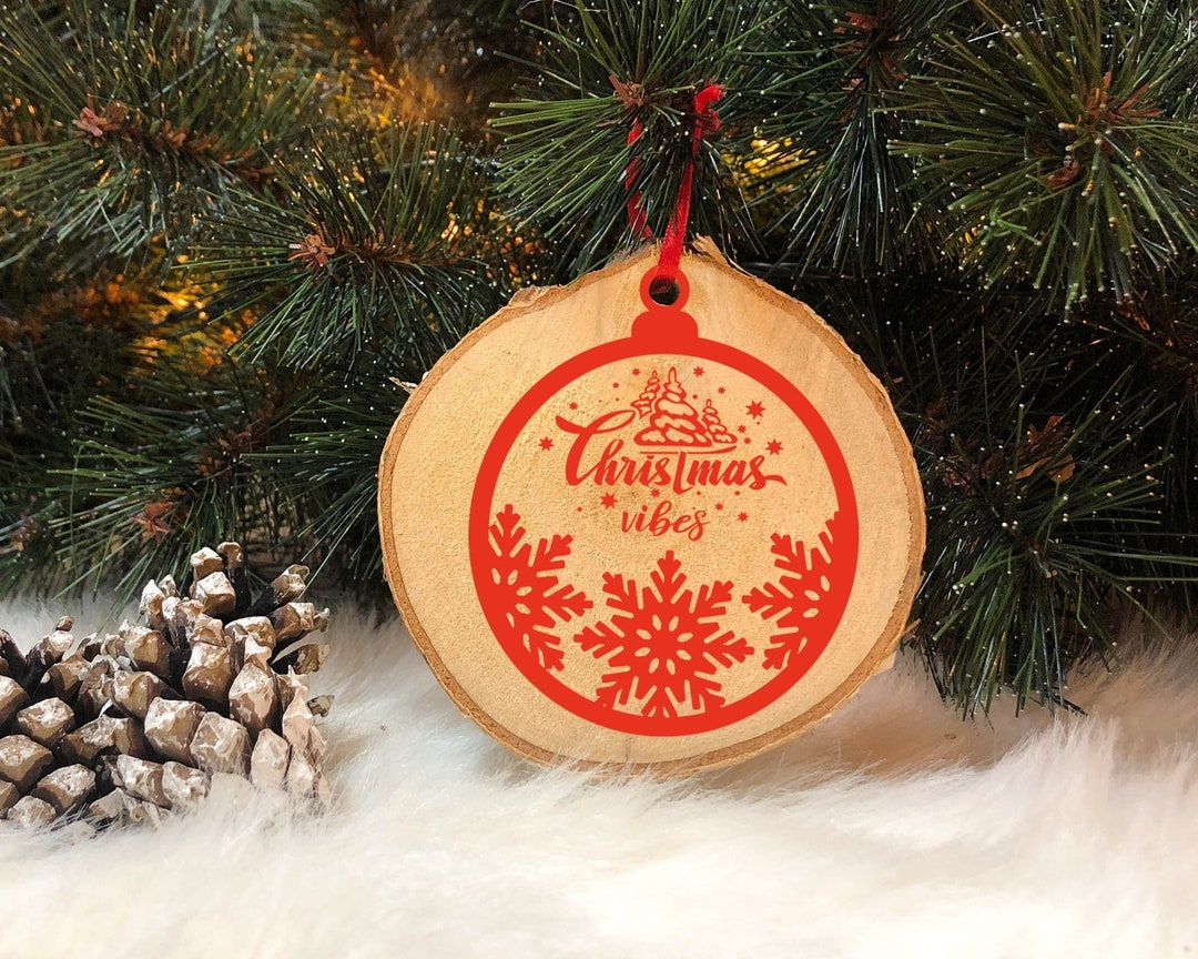 Vibes de Noël Svg, Boules de Noël svg, Fichier SVG de Noël Merrry ...