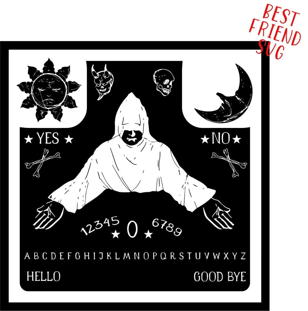 Ouija Board SVG, Ouija Spirit Board Design, Spirit Board Svg, Ouija SVG ...