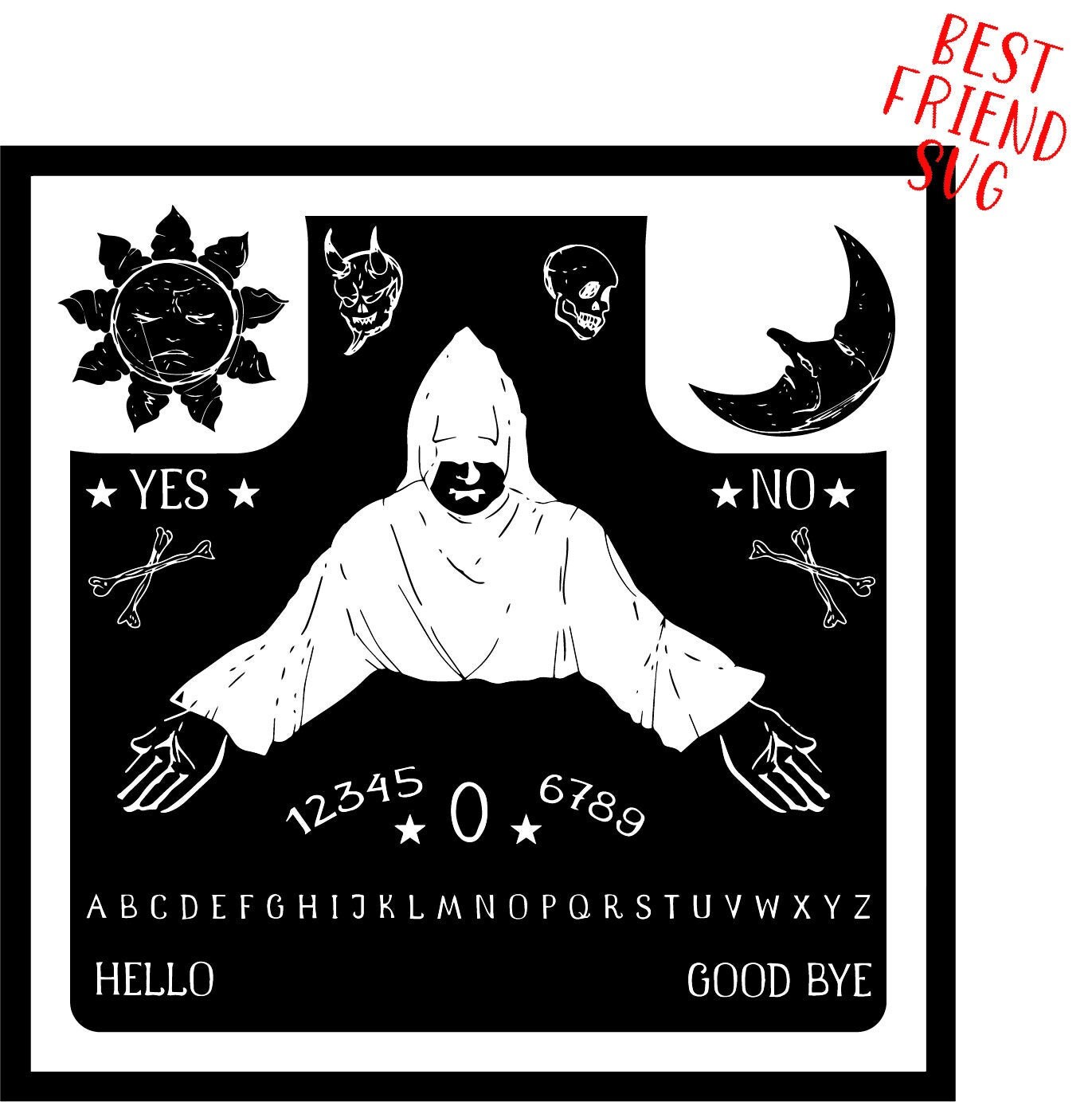 Ouija Board SVG Ouija Spirit Board Design Spirit Board Svg - Etsy