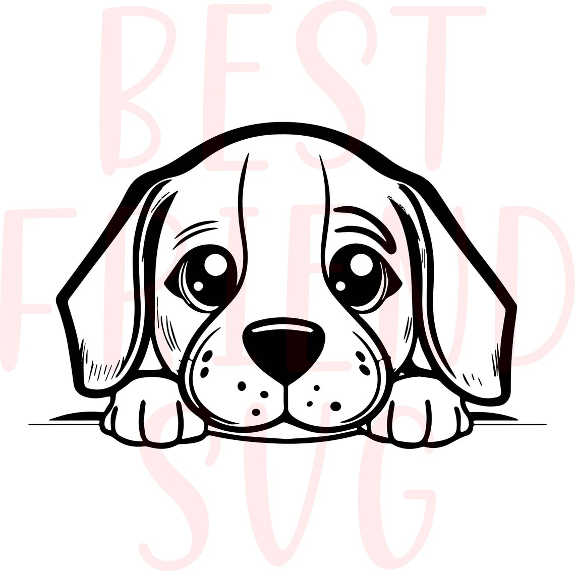 Cute Dog SVG Cute Puppy Svg Png Eps Dxf Silhouette Cute - Etsy
