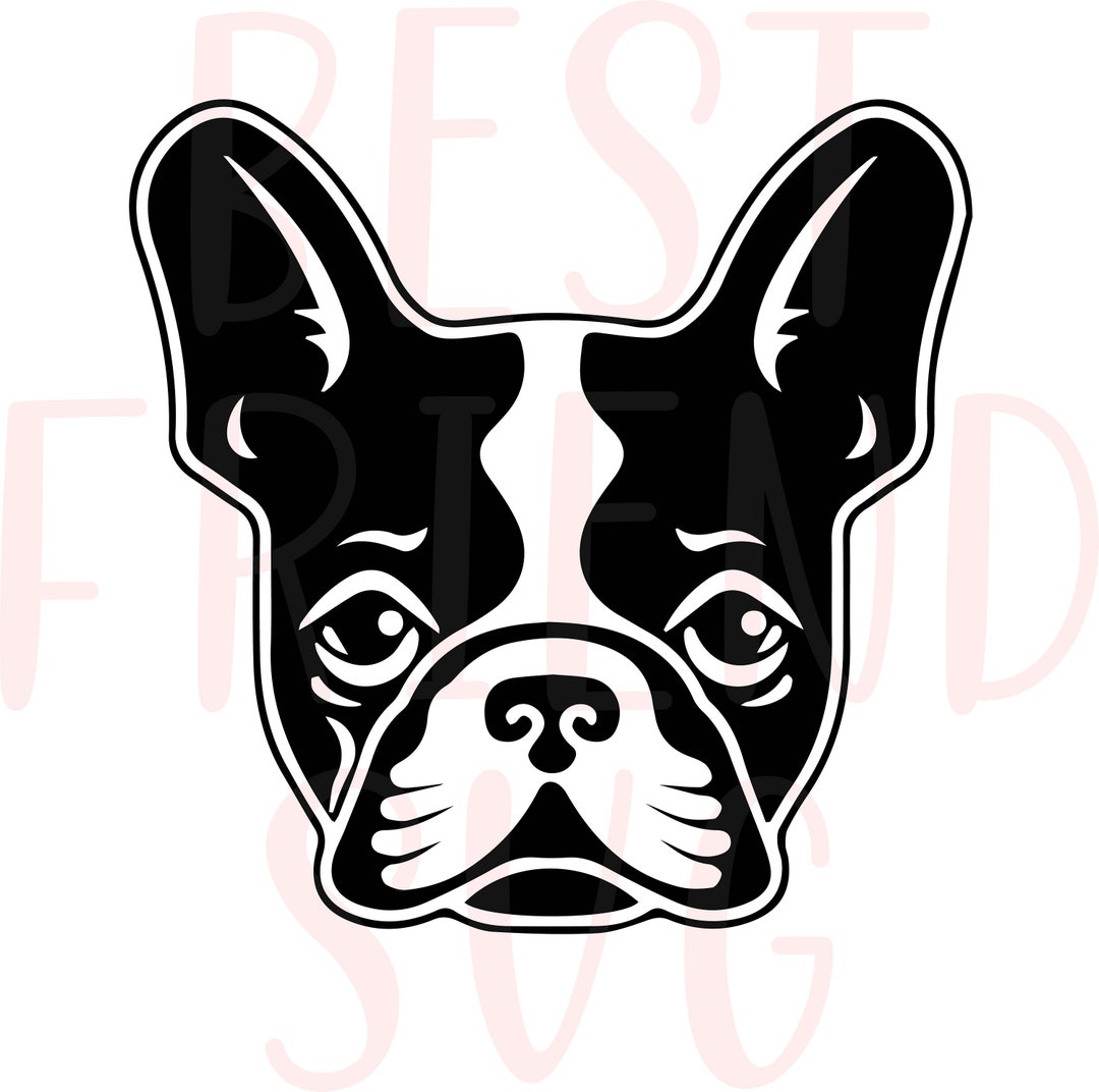 French Bulldog Svg, Dog Svg, Instant Download, Png, Dxf, Eps, Svg for ...