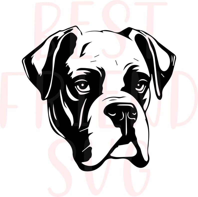 Beautiful Dog Boxer Svg File for Cricut and Silhouette Boxer - Etsy