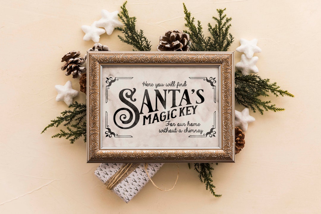 Magic Key SVG - Santa Svg - Christmas Svg - Santa Magic Key - Magic Key ...