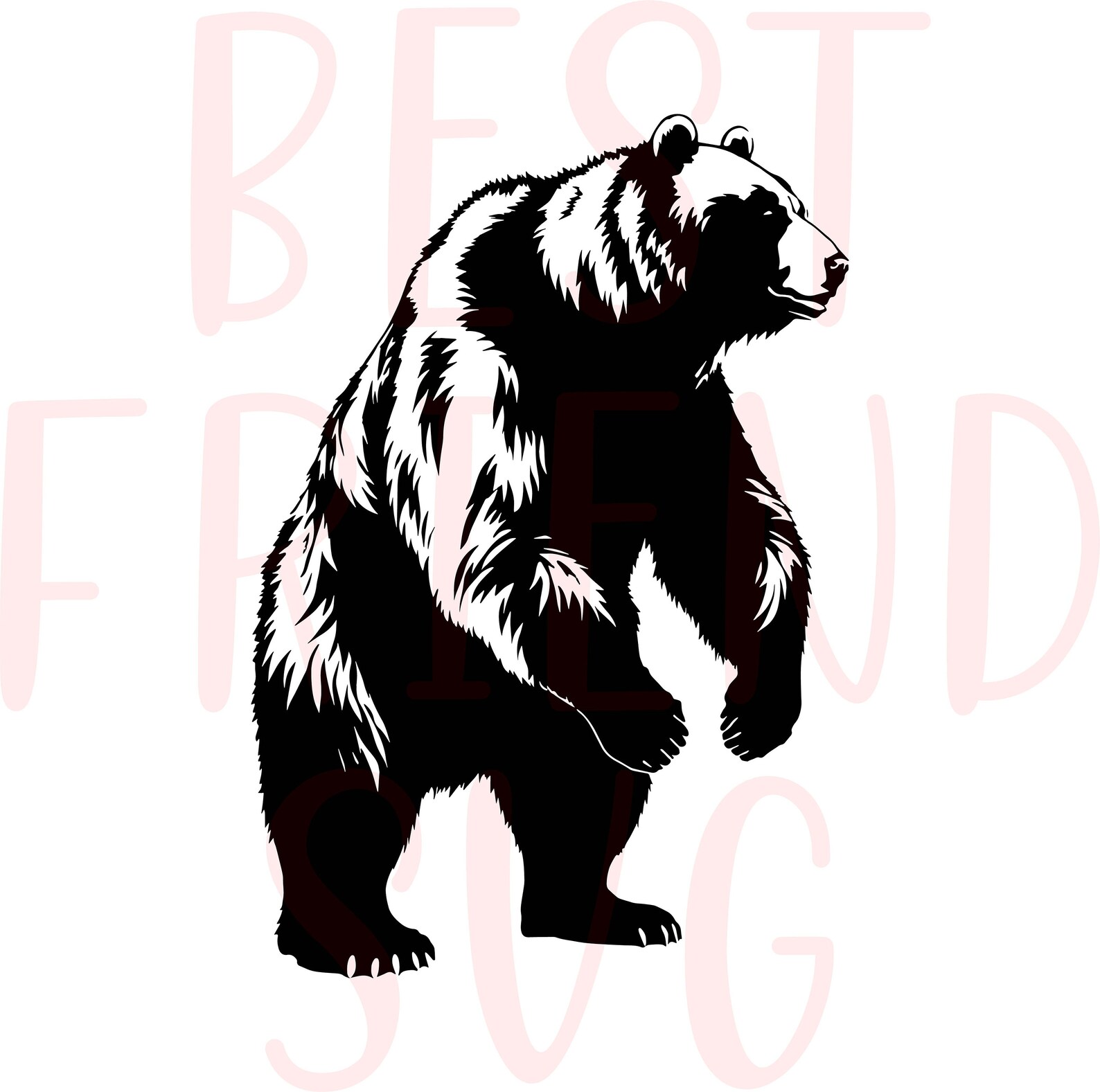 Beautiful Bear Svg File for Cricut and Silhouette Bear SVG - Etsy