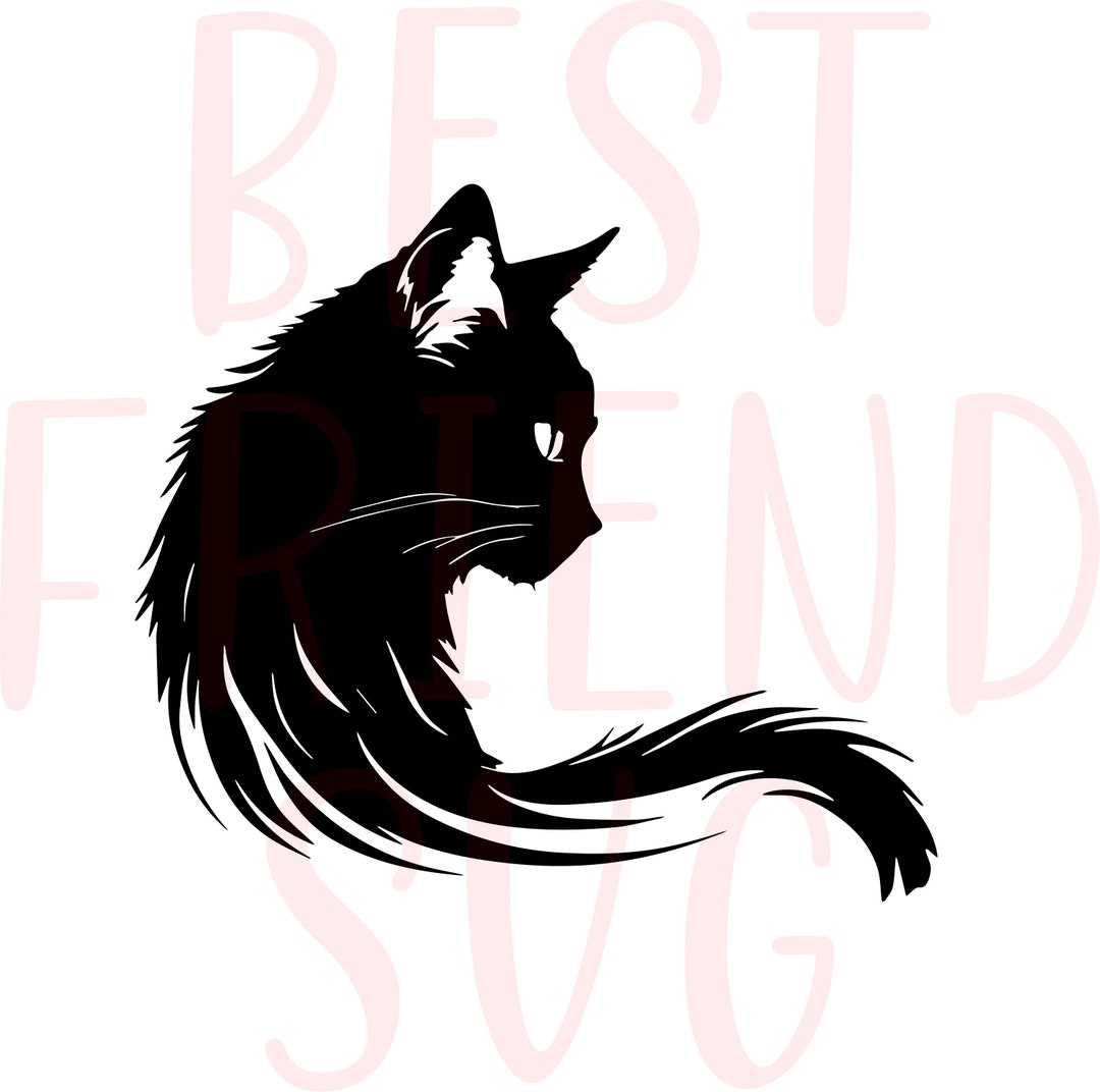Beautiful Cat Svg File for Cricut and Silhouette, Cat SVG, Cat Head Svg ...