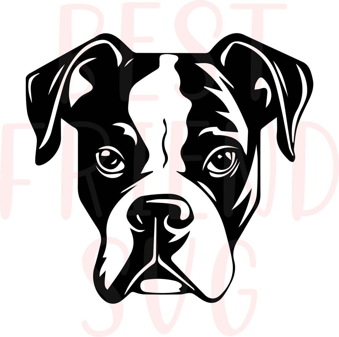 Beautiful Dog Boxer Svg File for Cricut and Silhouette, Boxer SVG ...